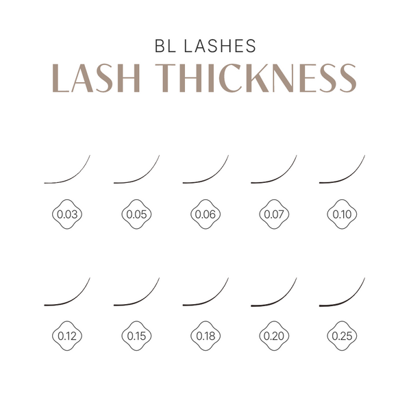 Super Flat Lash Extensions 0.15 | Eyelash Extension Supplies