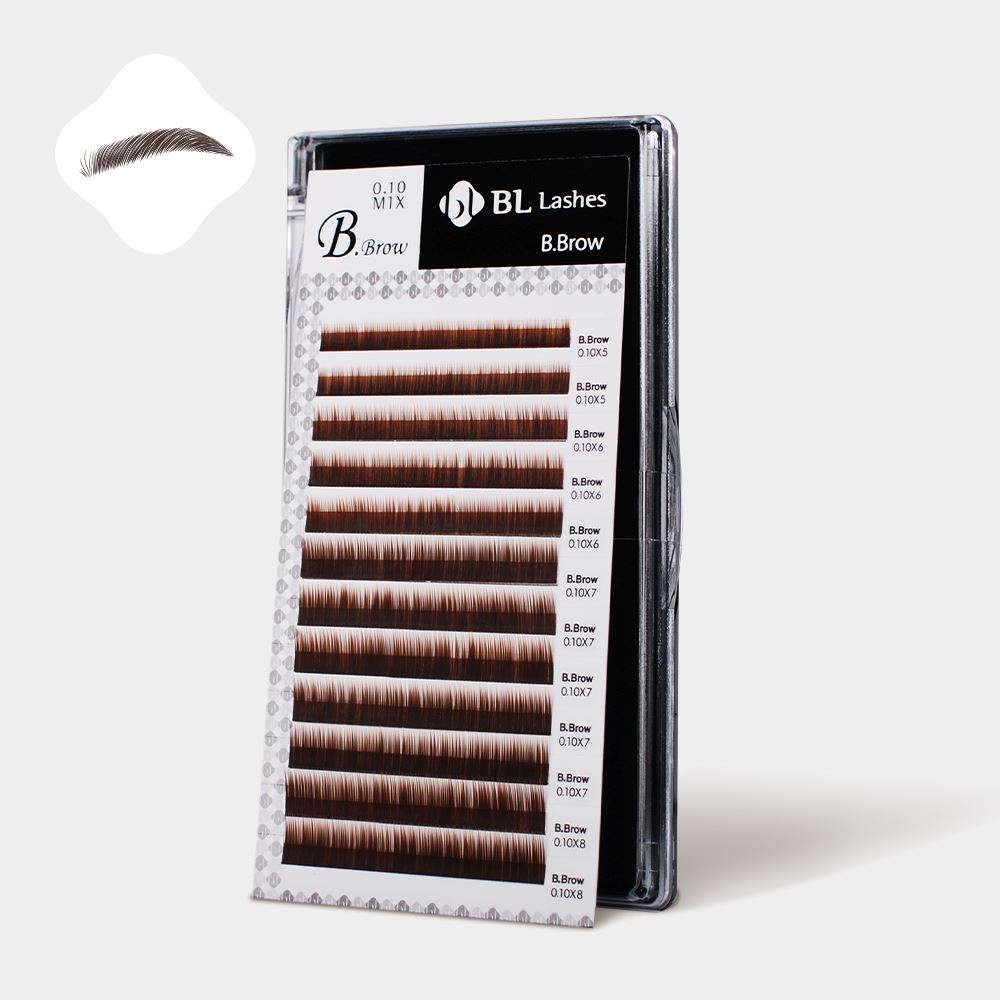 B.Brow Eyebrow extensions (Dark Brown) | Eyelash Extension Supplies