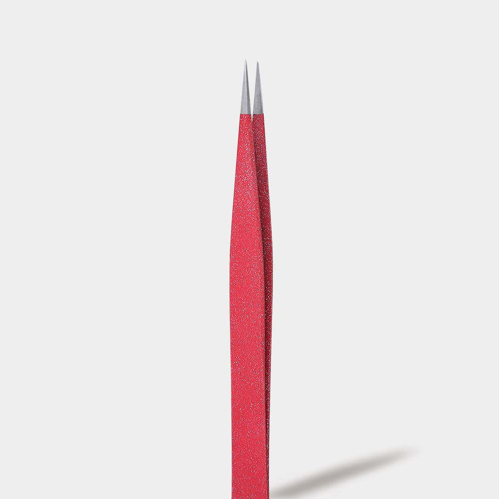 Color Tweezer - Red | Eyelash Extension Supplies